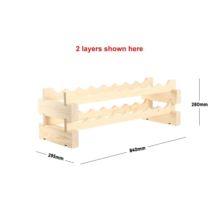 8 Bottles Large Modular Wine Rack Buy Online, Australia | Modularack®